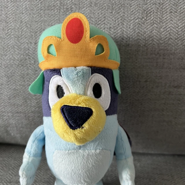 BLUEY FRIENDS 8& Princess Bluey Royalty Plush Queen Crown Stuffed ...