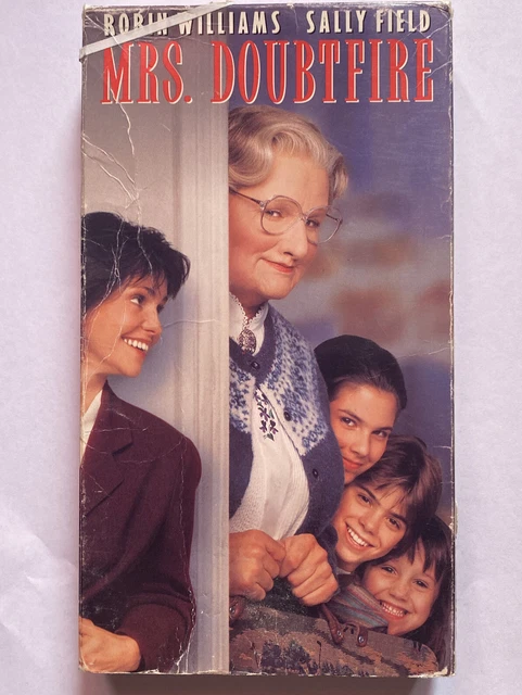 MRS. DOUBTFIRE VHS Robin Williams Sally Field 1993 EUR 7,45 - PicClick FR