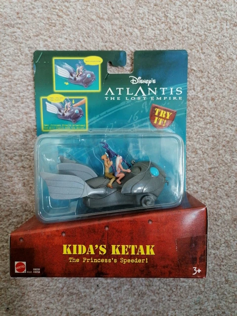 DISNEY ATLANTIS THE Lost Empire Kida's Ketak Action Figure Boxed ...