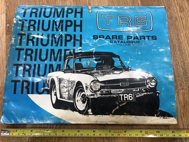 TRIUMPH TR6 SPARE Parts Catalogue/ Book Original £26.72 - PicClick UK