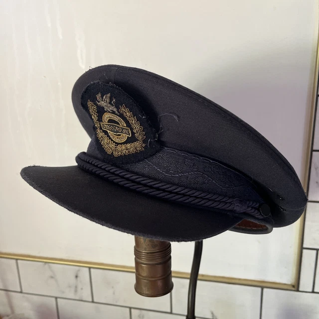 RARE ORIGINAL LONDON Underground TFL Manager Driver Cap Train Interest ...