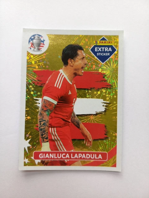 PANINI COPA AMERICA USA 2024 Extra Sticker Gold - Gianluca Lapadula ...