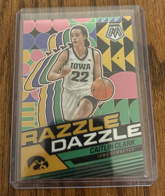2024 PANINI CAITLIN Clark Collection Razzle Dazzle Mosaic Prizm- Iowa ...
