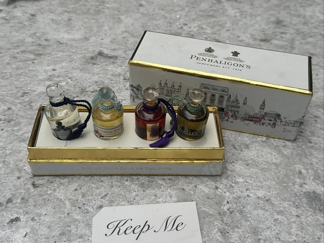 PENHALIGONS OF LONDON BOXED PERFUME SET 4 X 5ml BOTTLES £40.00 ...
