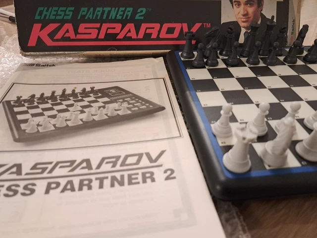 SAITEK CHESS PARTNER 2 Kasparov Model 173 Electronique Game JEU D’ECHECS 1995 EUR 24,90 ...