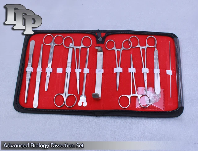 ADVANCED DISSECTING KIT Biology Lab Anatomy Dissection Set 30 Pcs $20. ...