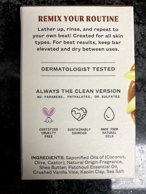 NEW - JUKEBOX Cold Pressed Soap - Vanilla on Vinyl - 1 - 4.5 oz bar £7. ...