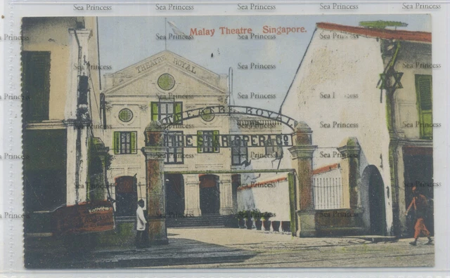 MALAYA POSTCARD SINGAPORE Malay Theatre royal Star Opera by Koh & Co £ ...