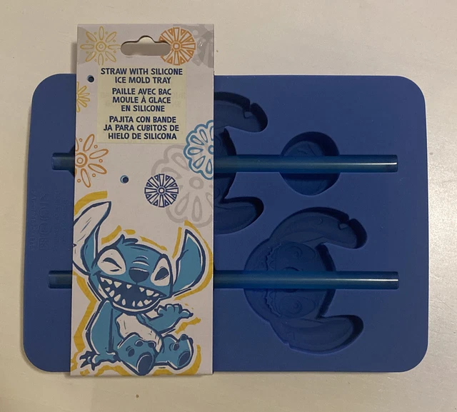 DISNEY MOVIES LILO & Stitch - Straw With Stitch Design Silicone Ice ...