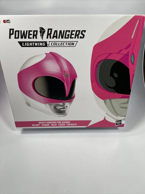 HASBRO MIGHTY MORPHIN Power Rangers Pink Ranger Helmet Lightning Collection New £99.78 - PicClick UK