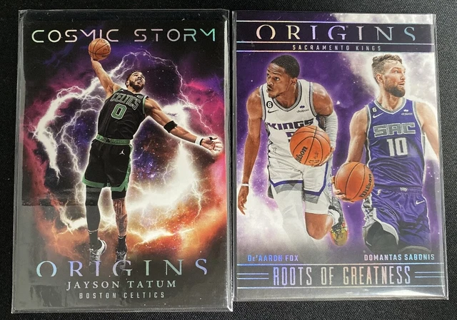 LOT 2 JAYSON Tatum De'Aaron Fox 2023-24 Origins Cosmic Storm Roots Of ...