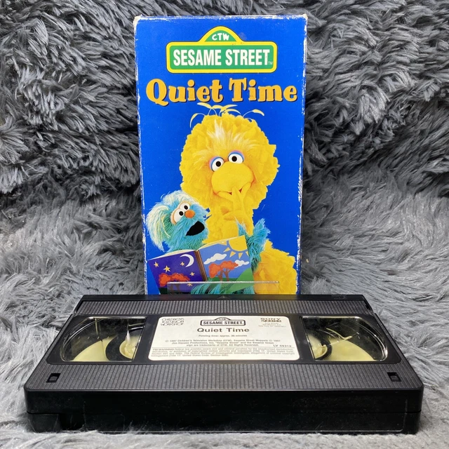 SESAME STREET - Quiet Time VHS Tape 1997 CTW Big Bird Kids Cartoon Show ...