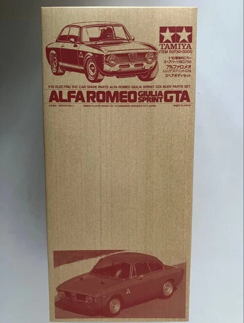 TAMIYA 1/10 ALFA Romeo Giulia Sprint GTA Spare Body Set 50730 from 1997 ...