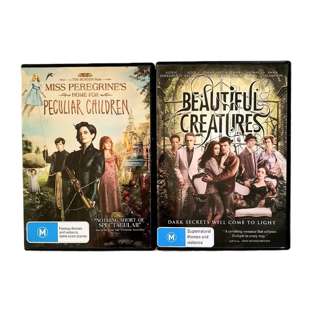 MRS PEREGRINE'S + Beautiful Creatures 2 x DVD Fantasy Gift Bundle ...