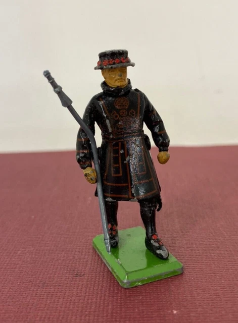 VINTAGE BRITAINS 1986 - English Royal Guard - Metal Toy Soldier Figure ...