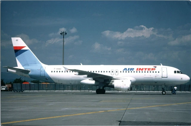 AIR INTER AIRLINES - Airbus A320-211 -8x12 Color Print Photo - Aviation ...