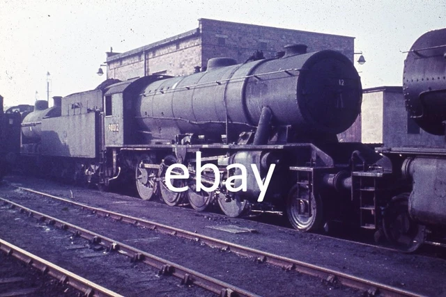 ORIGINAL 35MM RAILWAY SLIDE BR STEAM LOCO 90012 AT NORMANTON MPD £3.99 ...