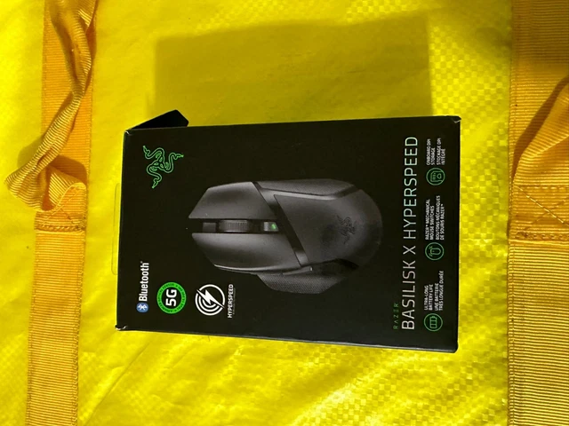 RAZER BASILISK X Hyperspeed Programmable Wired RGB Gaming Mouse open ...