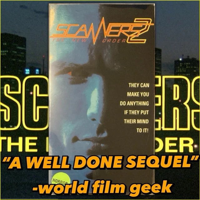 SCANNERS 2 - The New Order (VHS) SCI FI GORY PSYCHIC MUTANT BATTLES ...