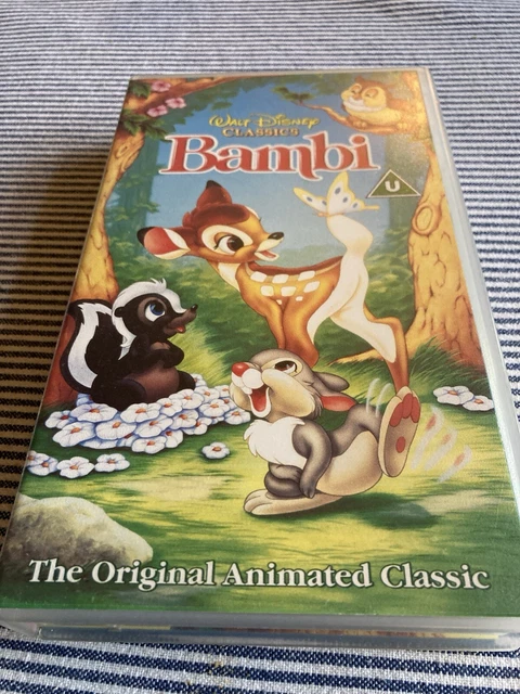 WALT DISNEY BAMBI VHS Video £5.92 - PicClick UK