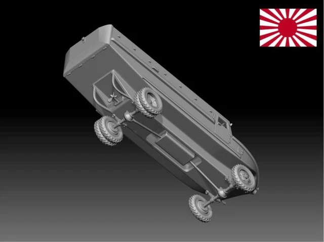 SINN BAUSATZ IM Maßstab 1:72, unbemalt WW2 Japanese Army Tank, Ski-Type ...