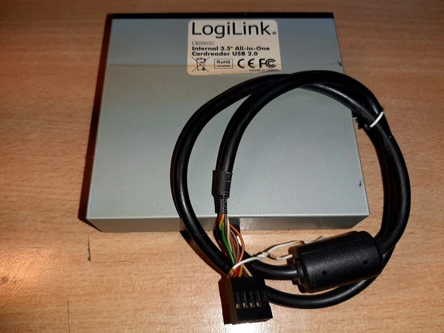 LOGILINK CARD READER 8.9cm (3,5") USB Front intern EUR 9,50 - PicClick DE