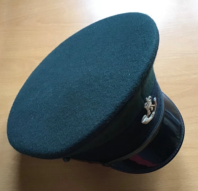 ORIGINAL BRITISH ARMY ‘The Rifles’ Officer’s Peaked Cap With Front ...