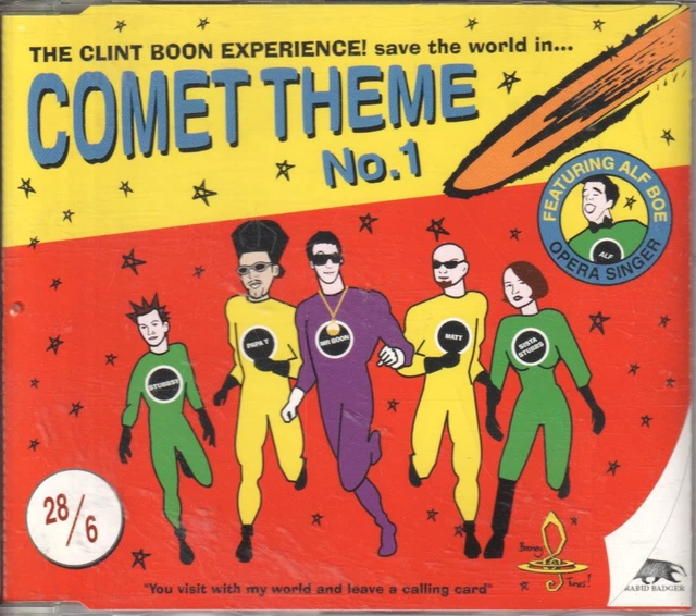 CLINT BOON EXPERIENCE Comet Thème Numéro Un CD UK Rabid Badger 1999 ...