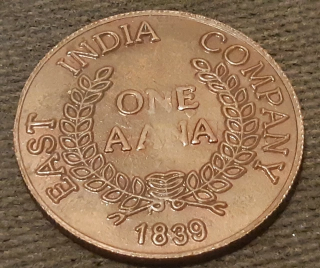 HINDU GOD HANUMAN Copper Coin 1839 One Anna $30.00 - PicClick CA