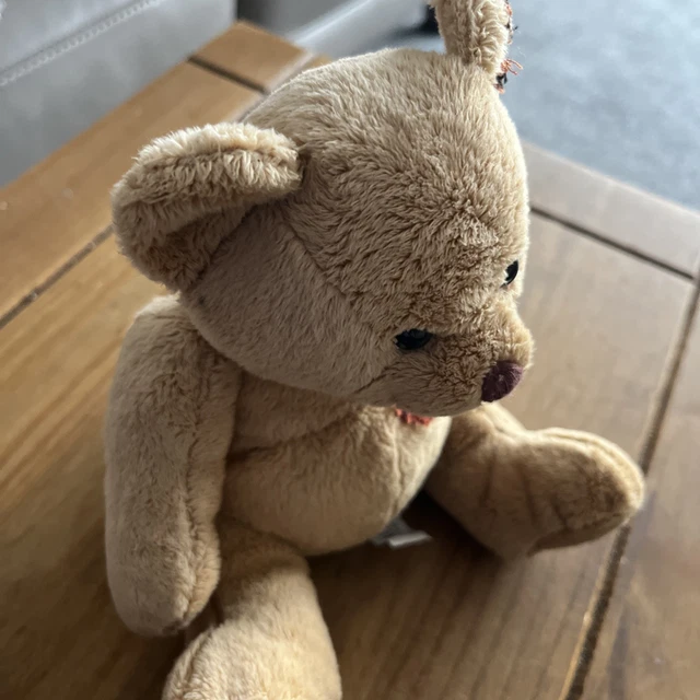 PMS BLUE TEDDY Bear 10" Soft Brown Plush Toy £3.31 - PicClick UK