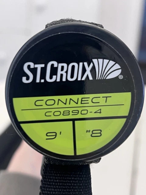ST. CROIX CONNECT 890-4 Fly Rod - 9ft - 8wt - 4pc $275.00 - PicClick CA