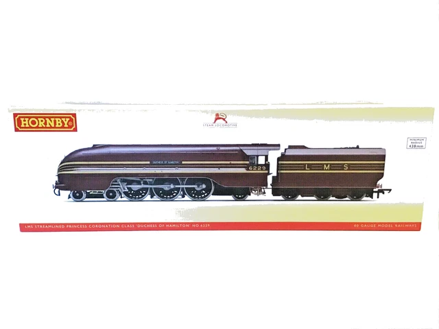 HORNBY OO GAUGE R3677 LMS Streamlined Princess Coronation Class Steam ...