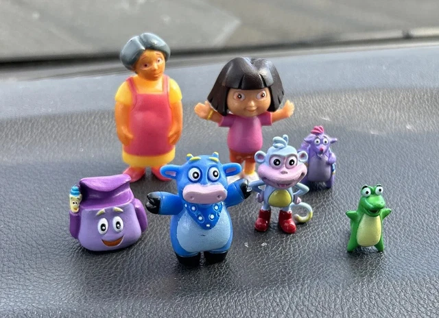 DORA THE EXPLORER Figure Toy Bundle X7 Viacom Rare Cake Topper ? £6.99 ...