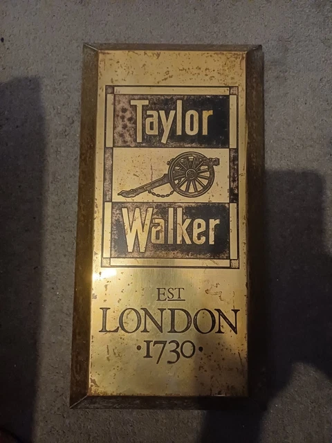 TAYLOR WALKER ORIGINAL Brass London Pub Sign 1730 Antique £120.00 ...