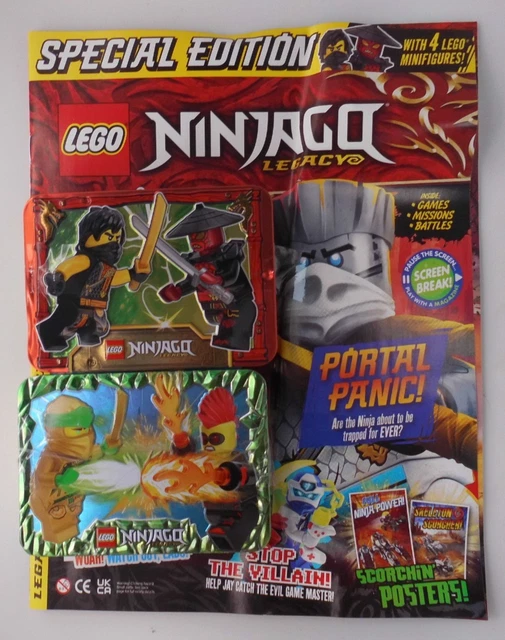 LEGO SPECIAL EDITION magazine Ninjago Legacy #37 2025 + 4 MiniFigures £ ...