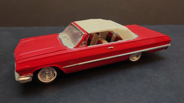 AMT 1963 CHEVROLET Impala Conv Built - 1/25 Scale Model Kit Collection ...