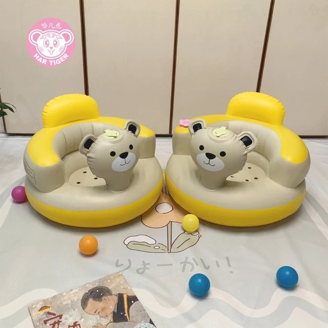 INFANT SITTING PRACTICE Inflatable Chair Lightweight Portable Design ...