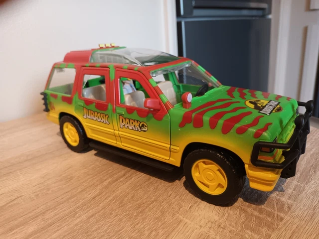JURASSIC PARK LEGACY Collection Escape Ford Explorer Jeep Mattel 11 ...