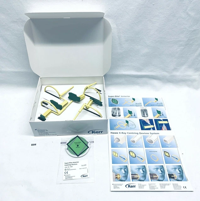 KERR HAWE SUPER-BITE Anterior mit Ring Sensorhalter 4 Stück Neuwertig ...