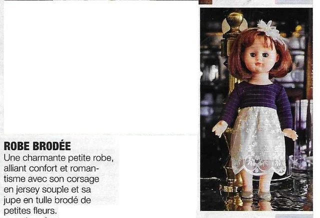 PATRON ORIGINAL POUPÉE 12/18 Modes et Travaux EUR 3,50 - PicClick FR