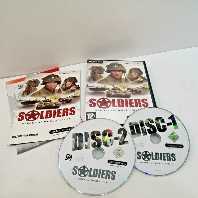 SOLDIERS HEROES OF World War 2 PC CD-ROM Codemasters $9.30 - PicClick