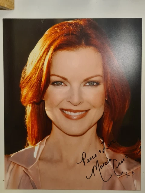 MARCIA CROSS 8X10 Fan Card with Printed Signature / Autograph EUR 25,85 ...
