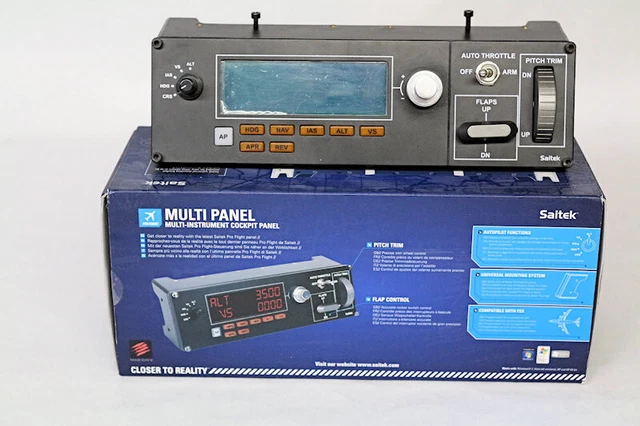 SAITEK MULTIPANEL COCKPIT Panel Flight Simulator EUR 5,50 - PicClick DE