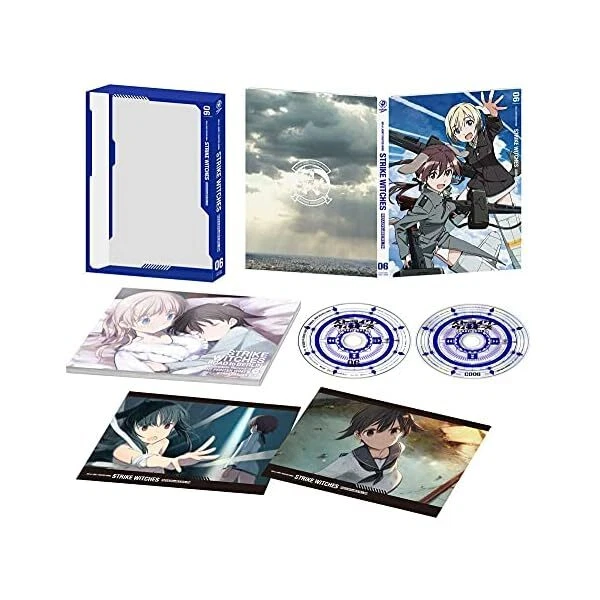 NEW STRIKE WITCHES ROAD to BERLIN Vol.6 Blu-ray CD Booklet Post Card ...
