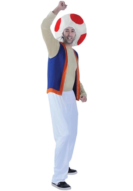 TOAD MUSHROOM MARIO Kart Nintendo Inspired Costume Fancy Dress £22.90 ...