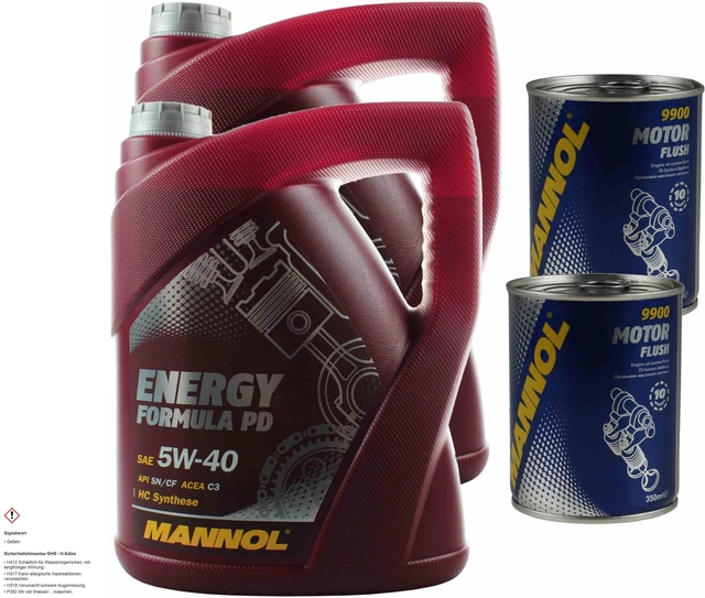 10L MOTORÖL MANNOL Energy Formula PD 5W-40 2xMotor Flush EUR 61,46 - PicClick IT