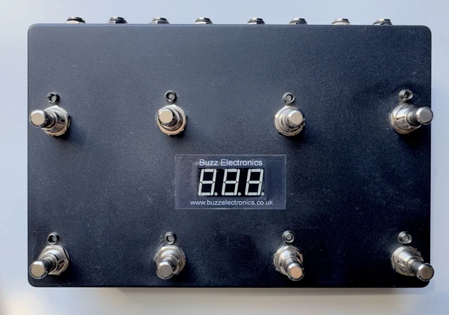 BUZZ ELECTRONICS 8 Channel Programmable Loop Switcher & MIDI Controller ...