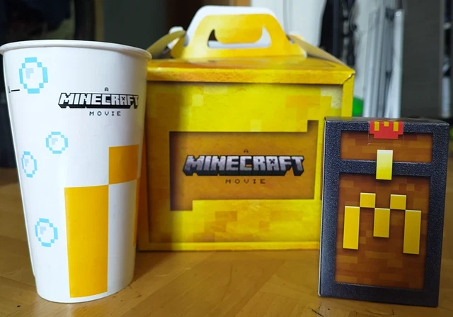 MCDONALD'S MINECRAFT MOVIE 2025 Happy Meal Figur Big Mac Kristall ...