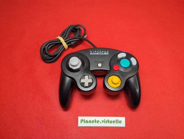 MANETTE CONTROLLER OFFICIELLE Noire Nintendo Gamecube 🌟 EUR 29,90 ...