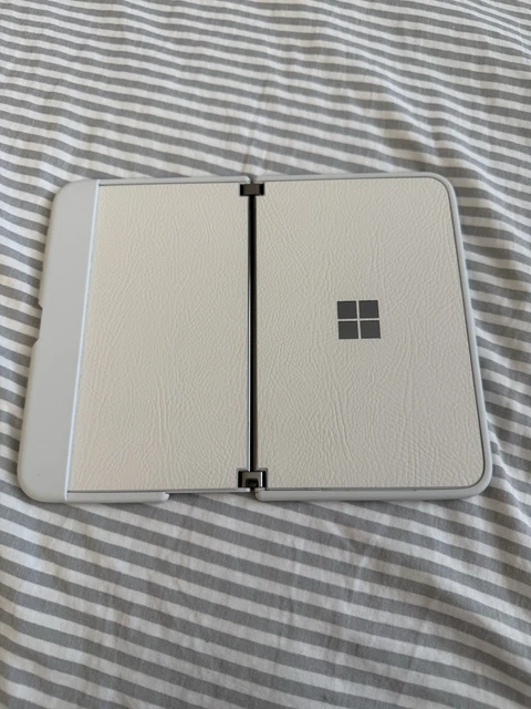 MICROSOFT SURFACE DUO Dual Unlocked 256GB White - Cracked Rear Glass ...